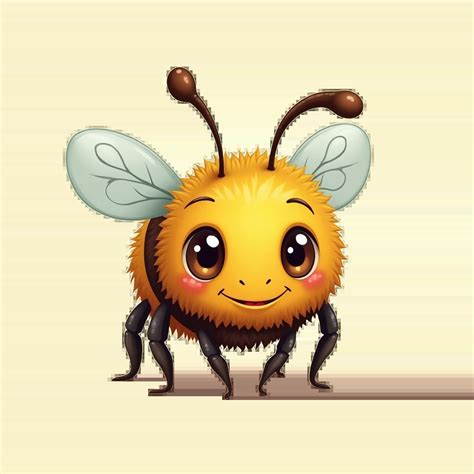 Cute Cartoon Bee Freepngzone
