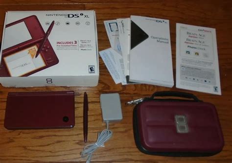 Nintendo Dsi Xl Burgundy Console [aus] Consolevariations