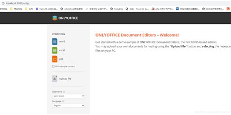 onlyoffice学习记录 安装与demo运行 onlyoffice demo csdn博客