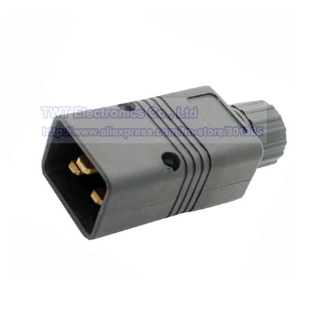 IEC C AC Power Cable Connector IEC C Male Plug For Power Cord Rewirable A V