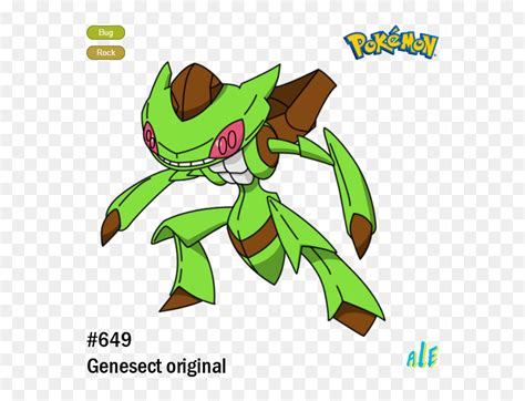 Pokemon Genesect Original Form Hd Png Download Vhv