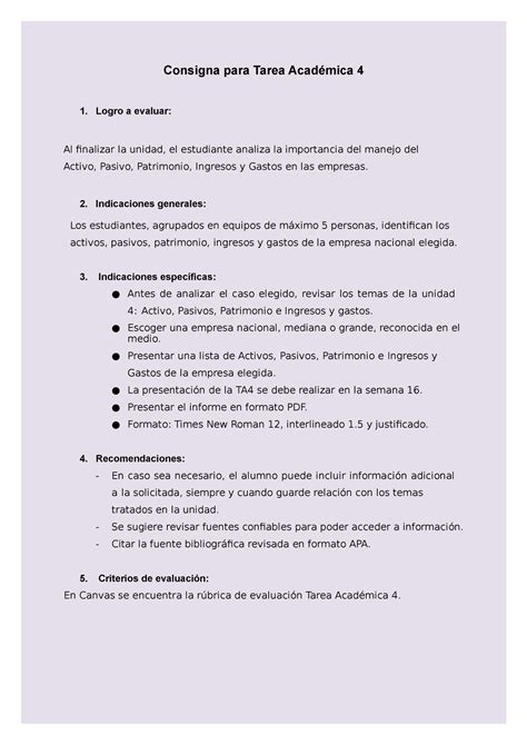 Ta4 Grupo 9 FpÉpkgÓgoadeksovkdopvmopdgeniinwprinqwnfiwksmfkms Consigna Para Tarea Académica