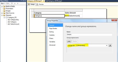Umas Blog Drill Through Report Ssrs 2012