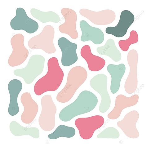 벡터 파스텔 색상 다양한 추상 모양 배경 벡터 아기 배경 일러스트 및 사진 무료 다운로드 Pngtree