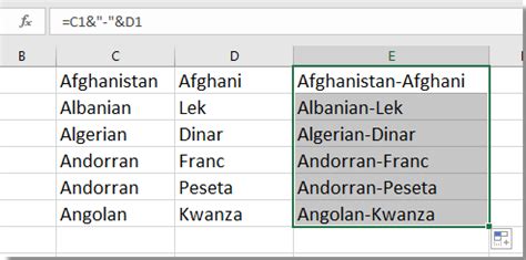 How To Add Hyphen Between Words In Excel