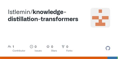 github istlemin knowledge distillation transformers
