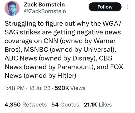 Struggling To Figure Out Why The Strikes Are Getting Negative Coverage