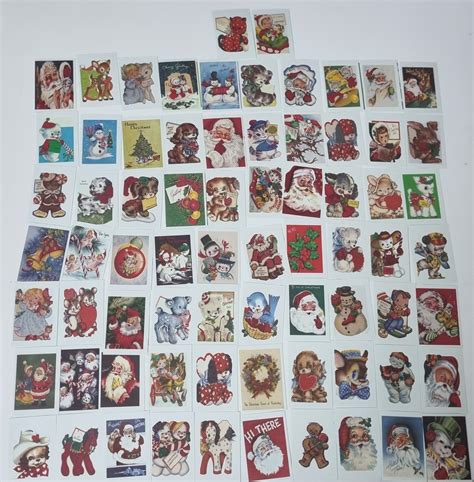 크리스마스 빈티지 스티커 다꾸 콜리colley