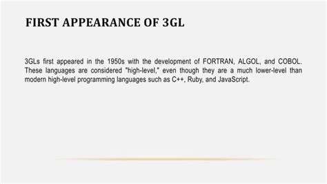third and fourth generation programming language pptx