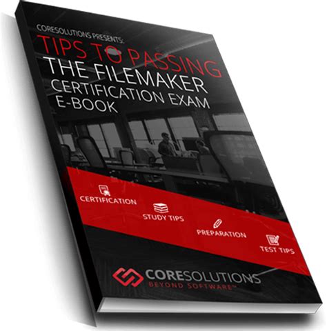 New E Book Tips To Passing The Filemaker Certification Exam