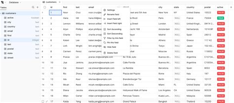 Filter And Sort Retool Database Table Rows Retool Docs