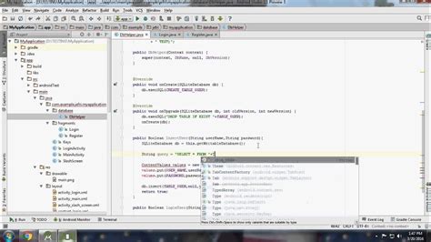 Android Tutorial 13 Android Database Sqlite One Android Studio 21
