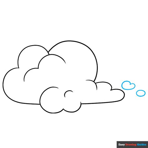 How To Draw A Cartoon Cloud Really Easy Drawing Tutorial