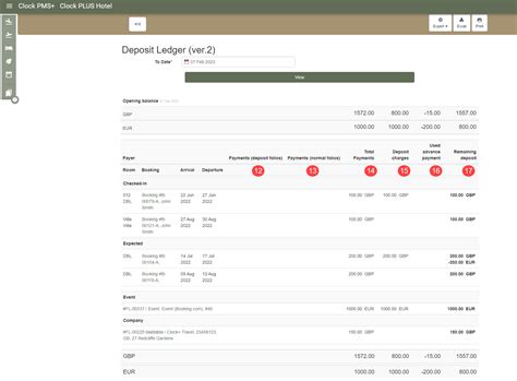 Ledger Versions Guest Company Deposit Support Centre