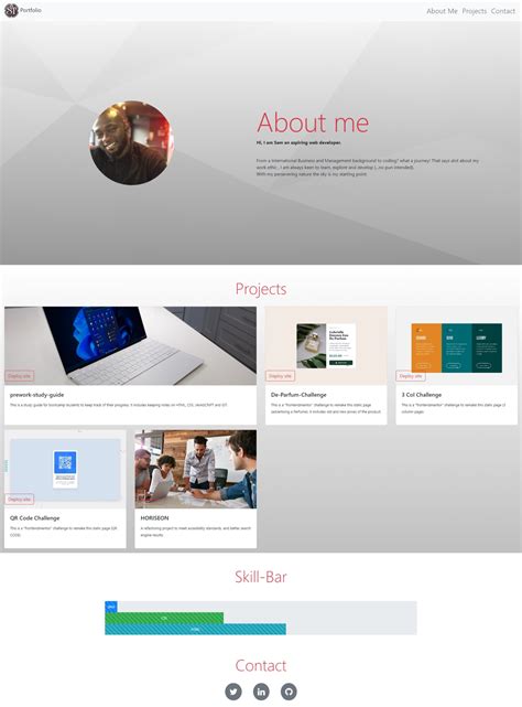Github Samueltukibootstrap Portfolio
