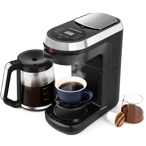 Dual Brew Coffee Maker 12 Cup Programmable Coffee Machine And Single