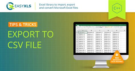 Export Data To Csv File In C Easyxls Guide
