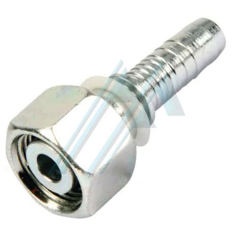内螺纹直通旋转接头 DIN 2353用于压入软管 M 20X150 外径 12 mmØ 内径 6 4 mm Hidraflex