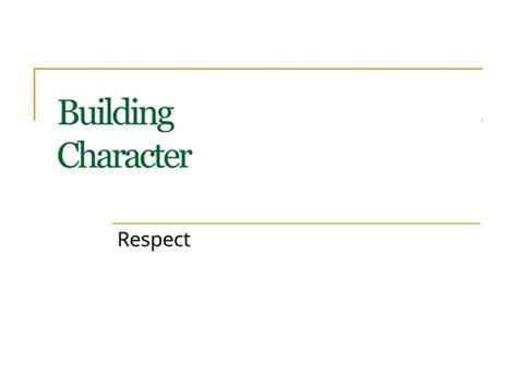 Values Assembly Respect Pptx