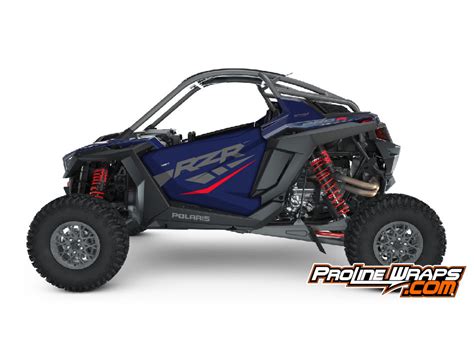 2022 Polaris Rzr Xp Pro R Two Door Factory Graphic Kit Azure Crystal Proline Wraps