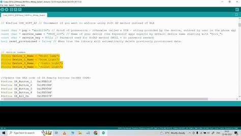 Iot Project Using Esp32 Alexa With Ota Wifi Update 12 Steps Instructables
