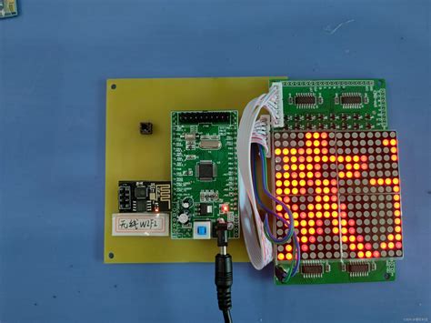 基于stm32单片机1616点阵屏广告屏内容滚速无线视频监控设计75xstm321616点阵 Csdn博客