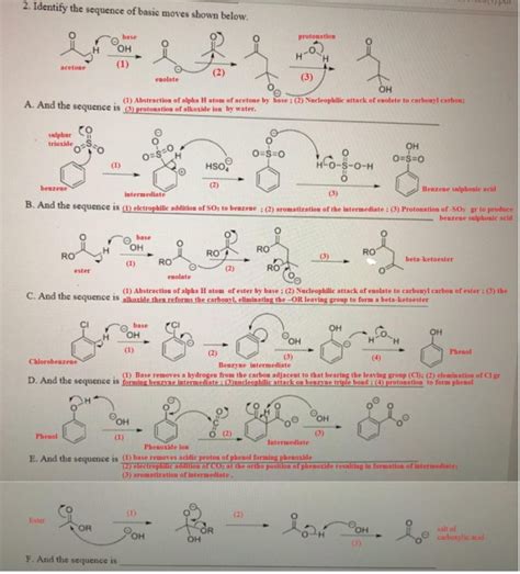 Solved O O O O O Oh Oh 000 E And The Sequence Is O Or Or Oh O Oh