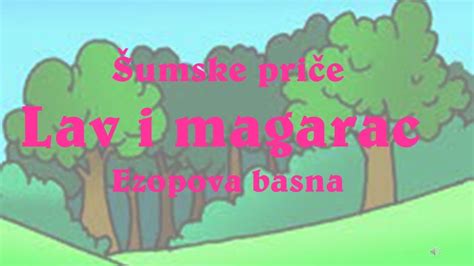 Lav I Magarac Ezopova Basna Youtube