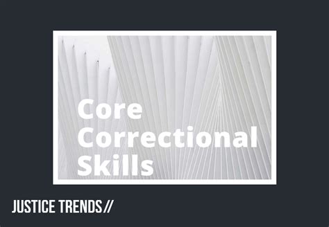 Core Correctional Skills Training Kit Corrections Learning Academy