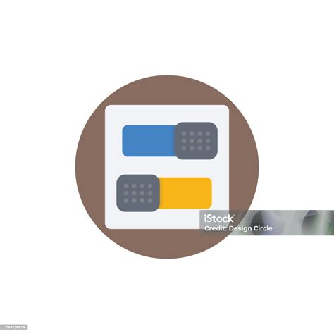 Toggle Buttons Vector Icon Stock Illustration Download Image Now