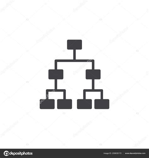 hierarchical structure vector icon stock vector by ©avicons 250635172