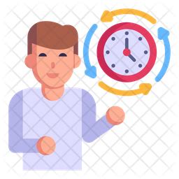 Process Time Icon Download In Flat Style