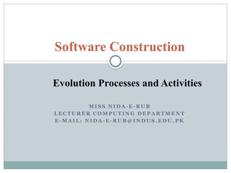 Lec1617software Construction And Developmentpptx