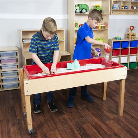 46 X 24 Manufactured Wood Rectangular Sand And Water Table Furni