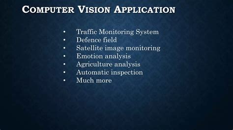 Introduction To Computer Vision And PPTX Artificial Intelligence Technology Computing