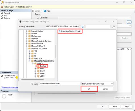 Restore Database