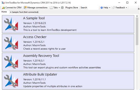 Xrmtoolbox For Microsoft Dynamics 365 For Sales Crm