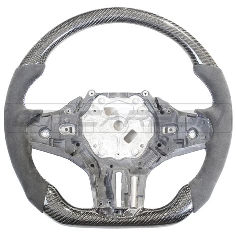 Volant À Fond Plat En Fibre De Carbone Alcantara Bmw Gxx Opsholders