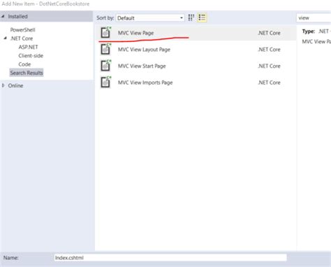 Introduction To Aspnet Core Part 8 Mvc Continued With Controller Actions And Our First View