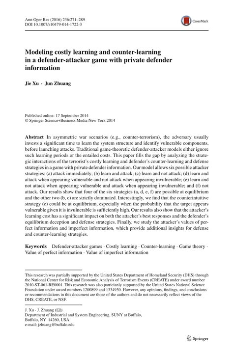 pdf modeling costly learning and counter learning in a defender