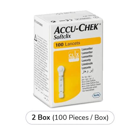 Accu Chek Softclix 2 Box 100 Pieces Box Hemat Borongan Kegunaan Efek Samping Dosis Dan