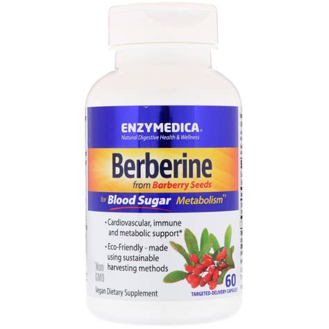 Enzymedica, Berberine, 60 Capsules - iHerb