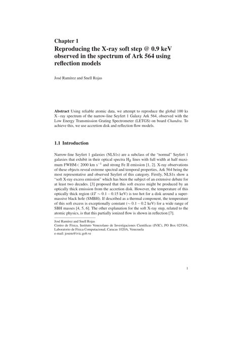 Pdf Reproducing The X Ray Soft Step 0 9 Kev Observed In The Spectrum Of Ark 564 Using