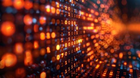 premium photo a concept based on digital transformation binary code ai artificial intelligence