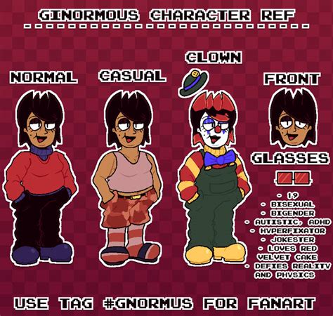Gnormus Character Reference 2 Update By G Norm Us On Deviantart