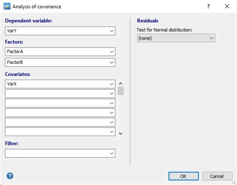 Analysis Of Covariance Ancova