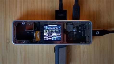 The DockCase Explorer USB C Hub Expands I O And Features An Informative LCD Display