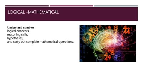 Logical Mathematical Intelligence Pptx