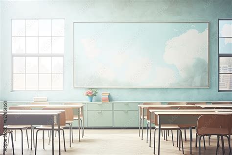 Dynamic Classroom Fostering Learning And Growth Created Using