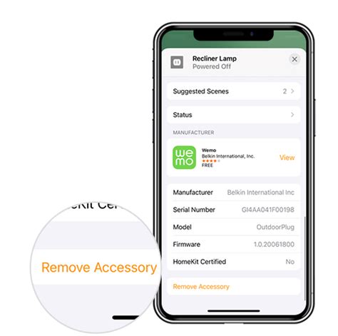 Belkin Official Support How To Remove A Wemo Device From The Apple Home App